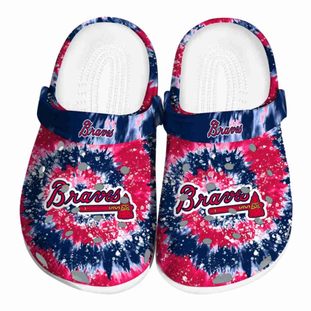 Atlanta Braves Radiant Burst Effect Clog - VivaCrocs