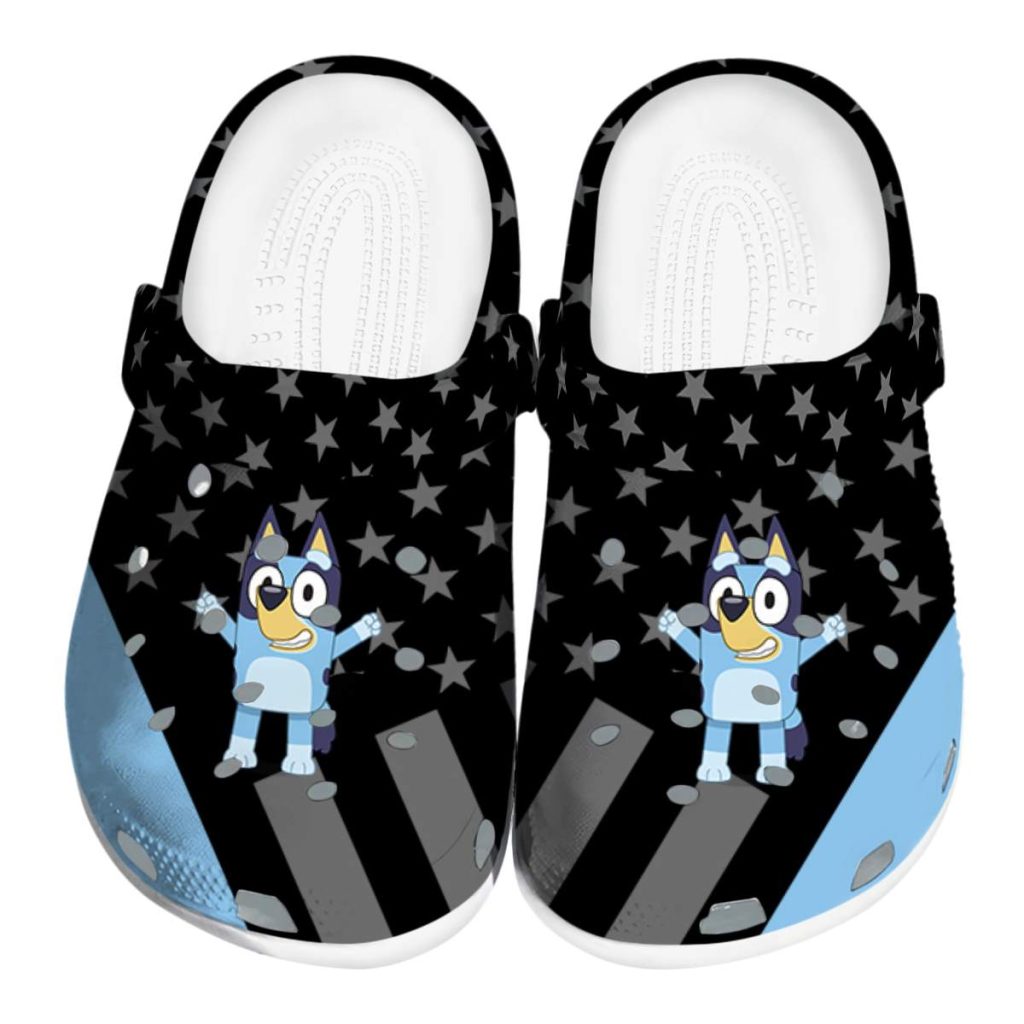 Bluey Stellar Stripes Theme Clog - VivaCrocs