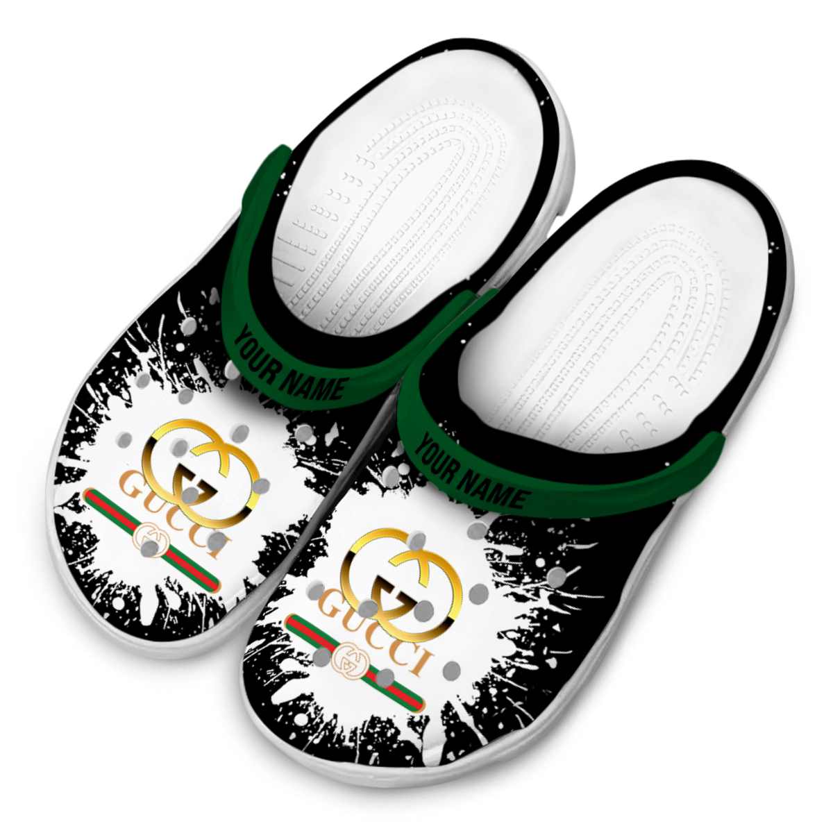 Custom Gucci Splash Art Clog - VivaCrocs
