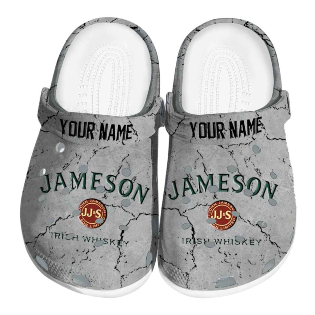 Custom Jameson Cracked Texture Clog - VivaCrocs
