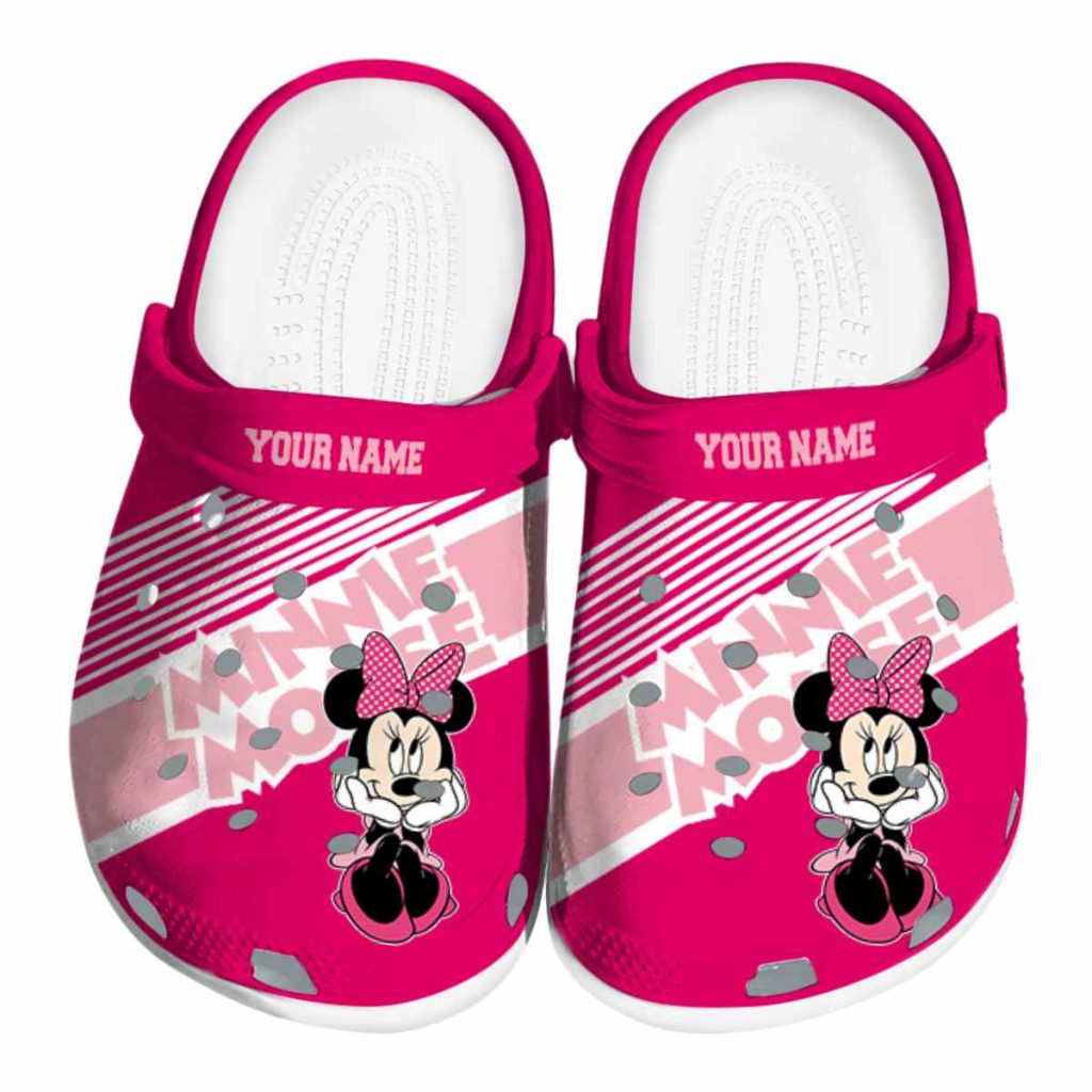 Custom Minnie Mouse Vibrant Dual-Tone Clog - VivaCrocs