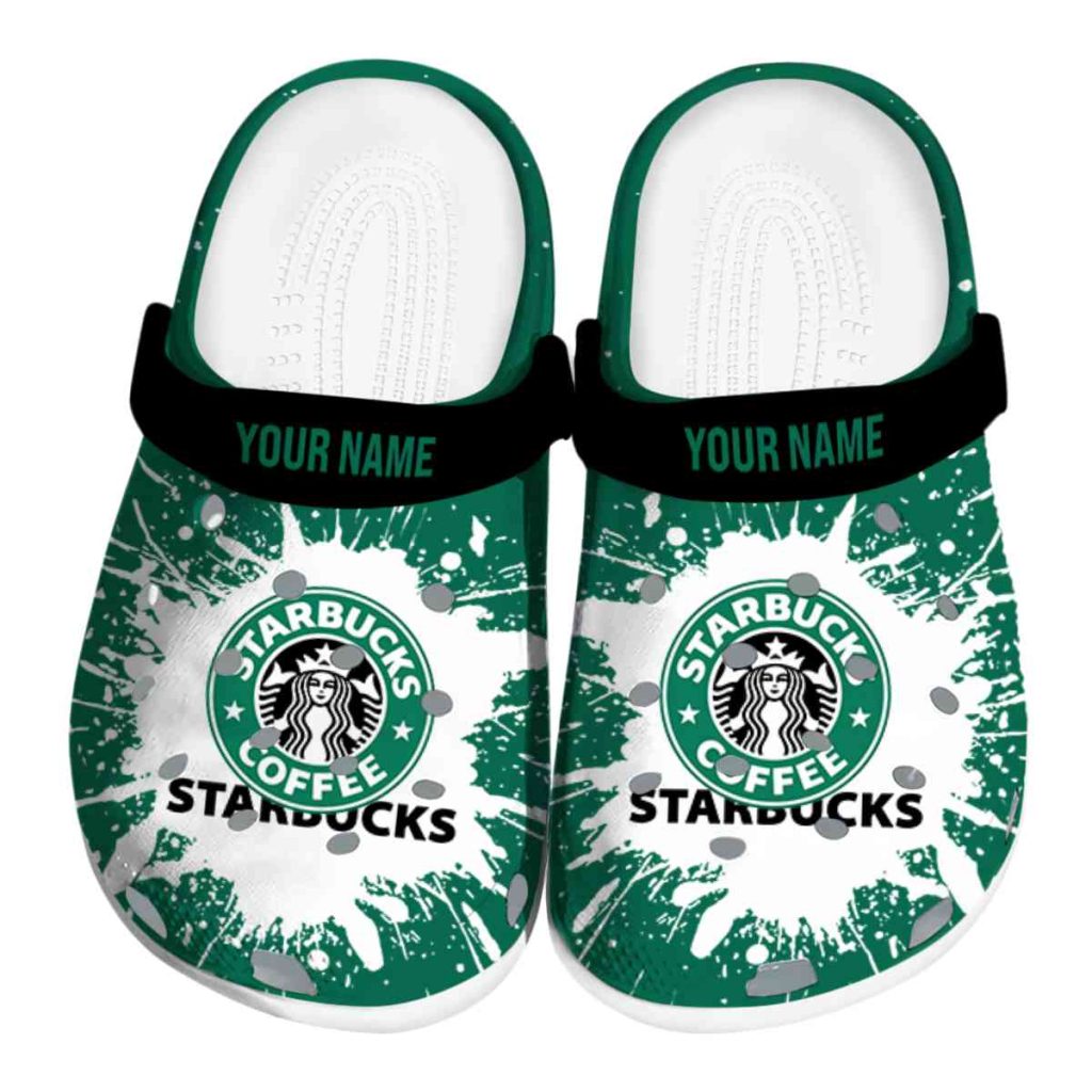 Custom Starbucks Splash Art Clog - VivaCrocs