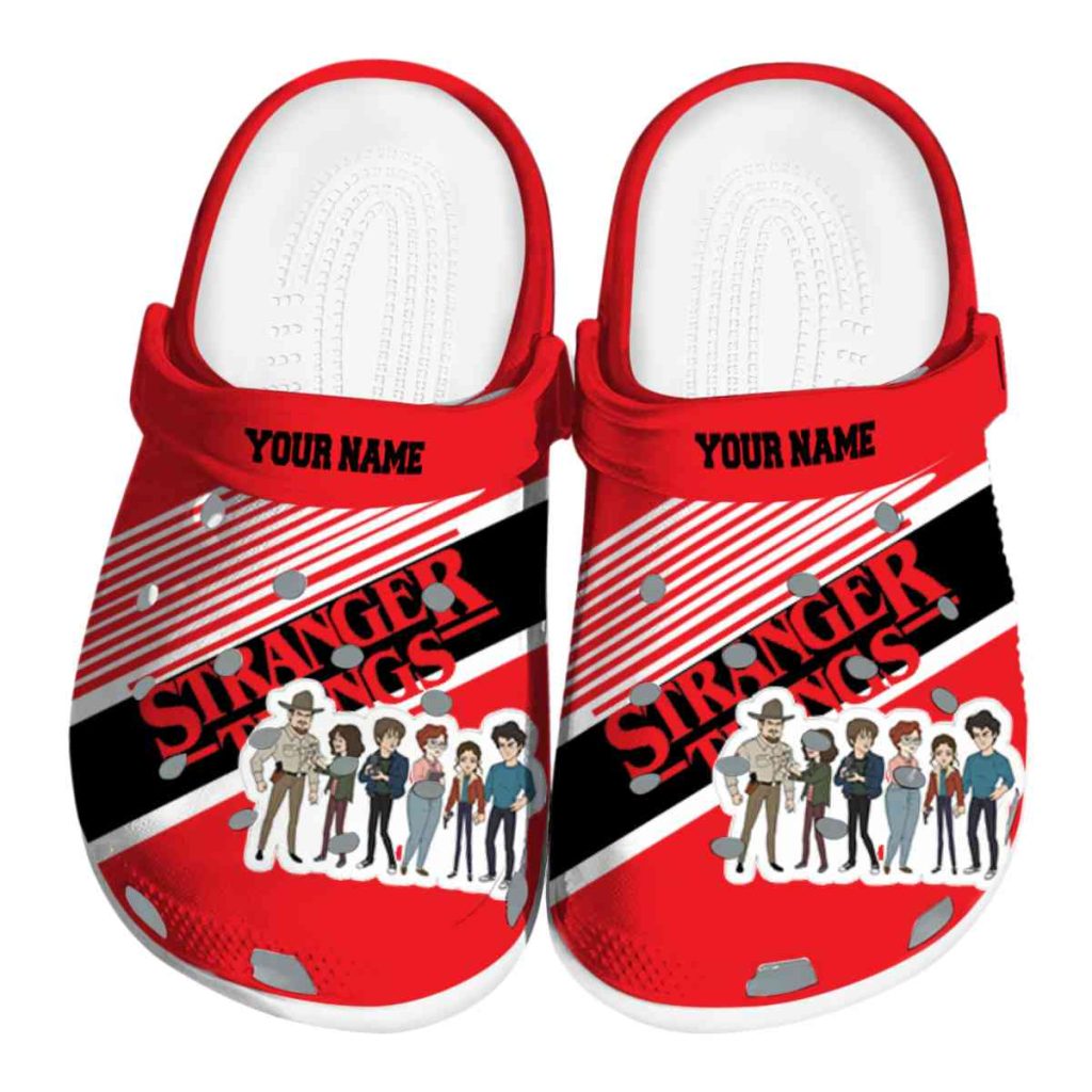 Custom Stranger Things Vibrant Dual-Tone Clog - VivaCrocs