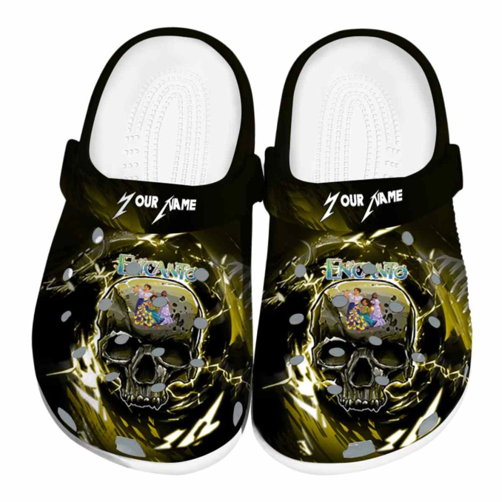 Customized Encanto Gothic Skull Clog - VivaCrocs