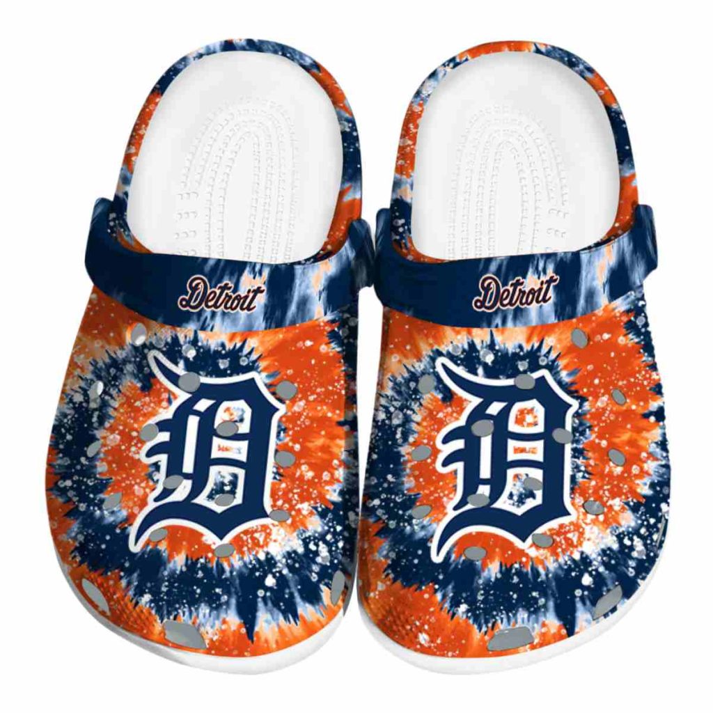 Detroit Tigers Radiant Burst Effect Clog - VivaCrocs