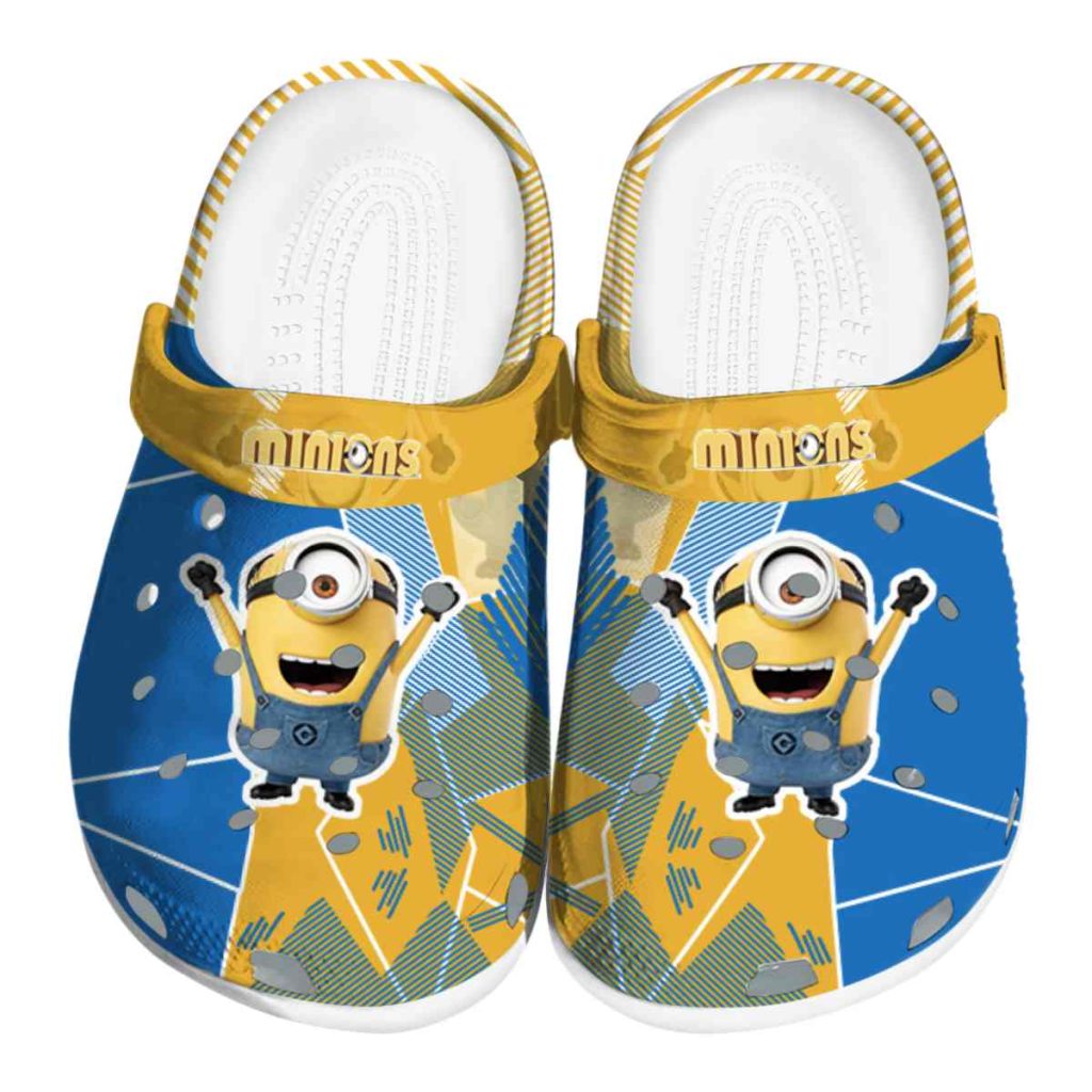 Minions Geometric Background Clog - VivaCrocs