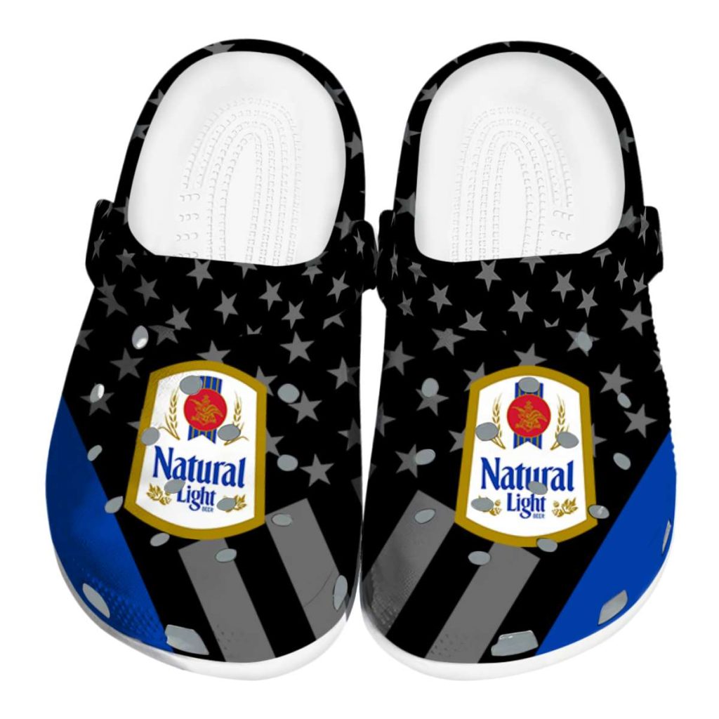 Natural Light Stellar Stripes Theme Clog - VivaCrocs