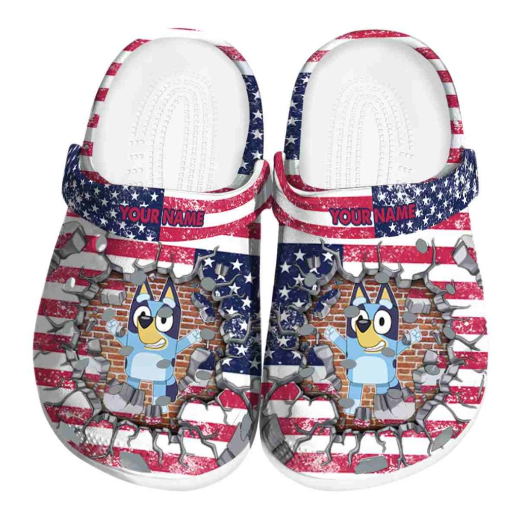 Personalized Bluey Freedom Splinter Clog - VivaCrocs