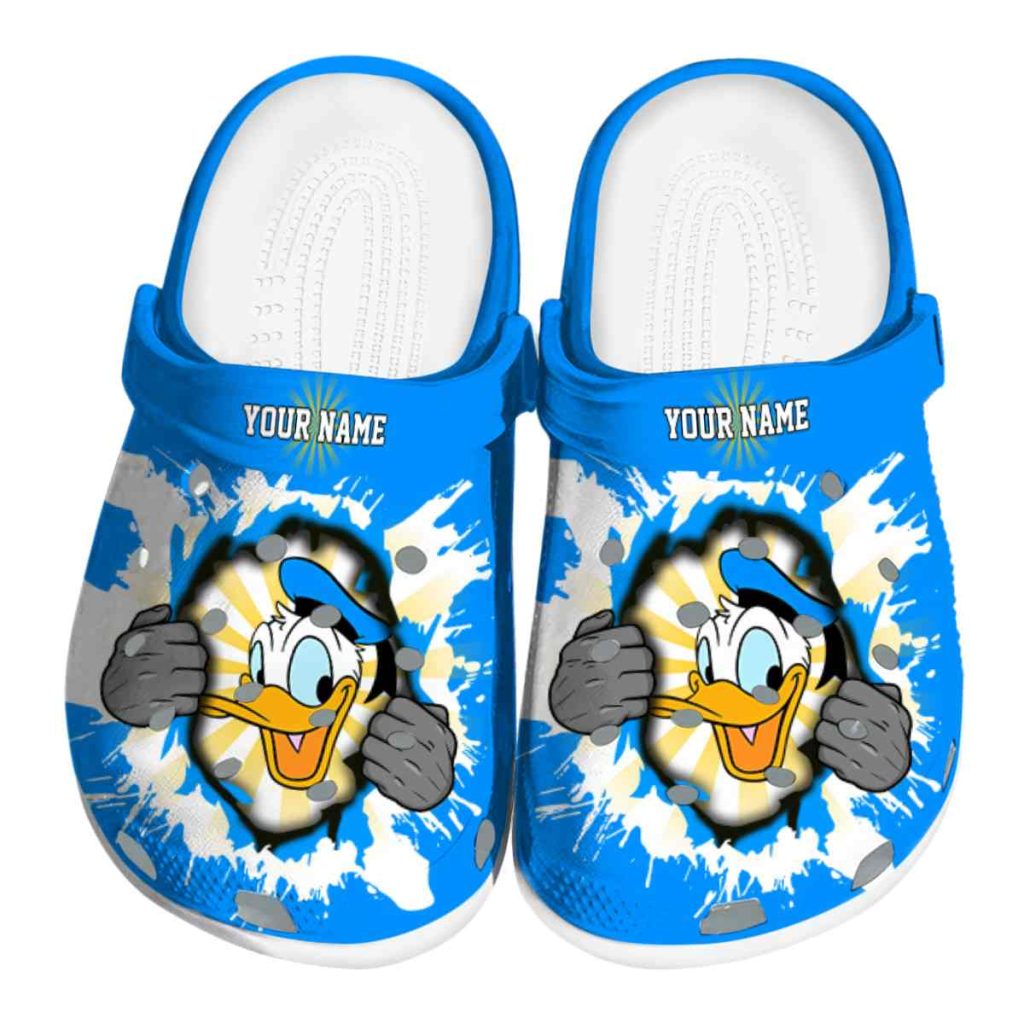 Personalized Donald Duck Gripping Hand Clog - VivaCrocs