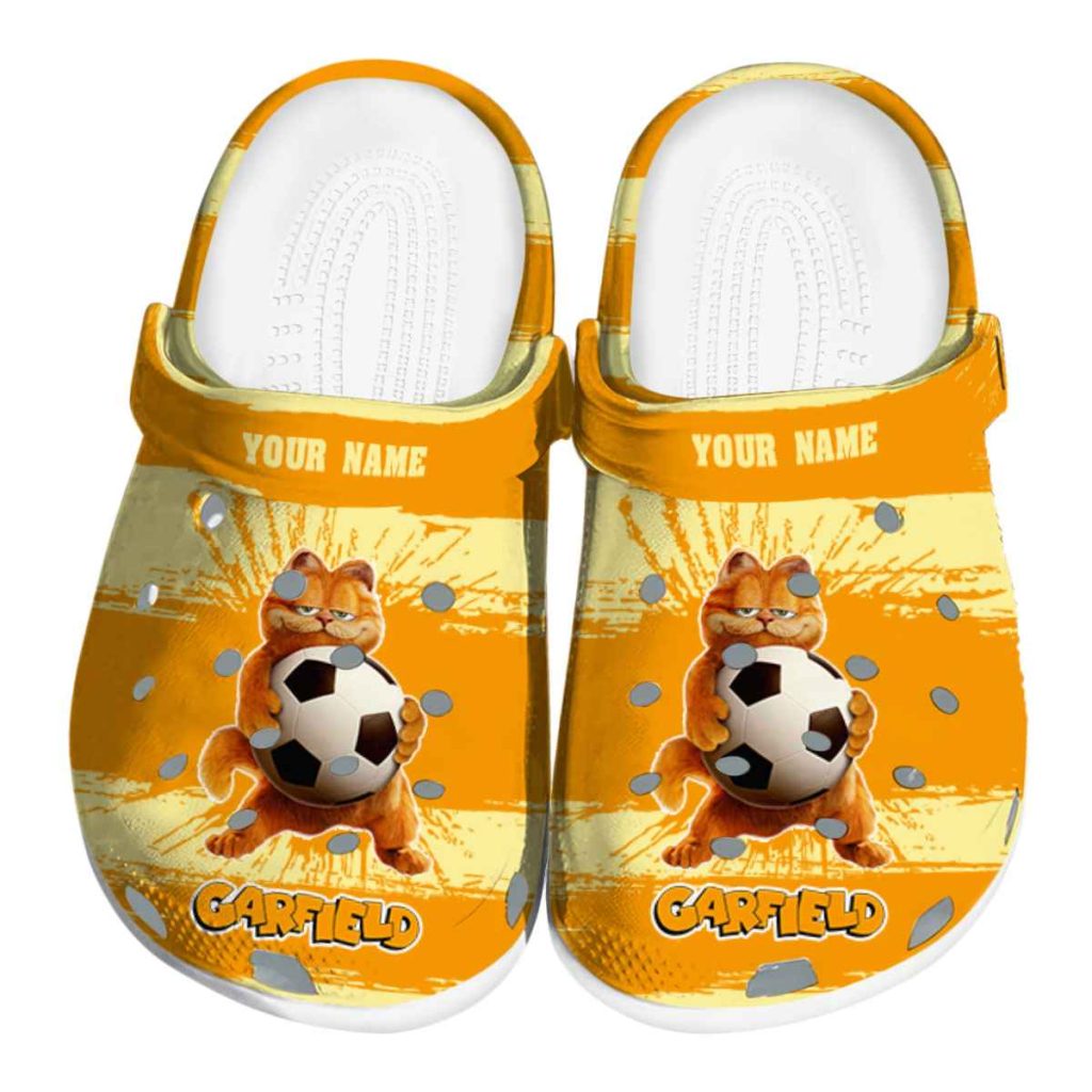 Personalized Garfield Paint Splatter Graphics Clog - VivaCrocs