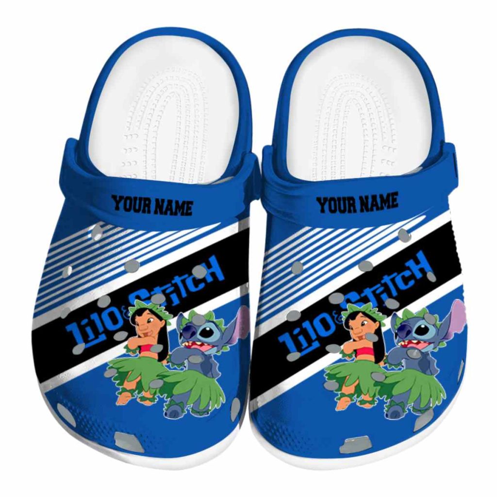 Personalized Lilo And Stitch Vibrant Dual-Tone Clog - VivaCrocs