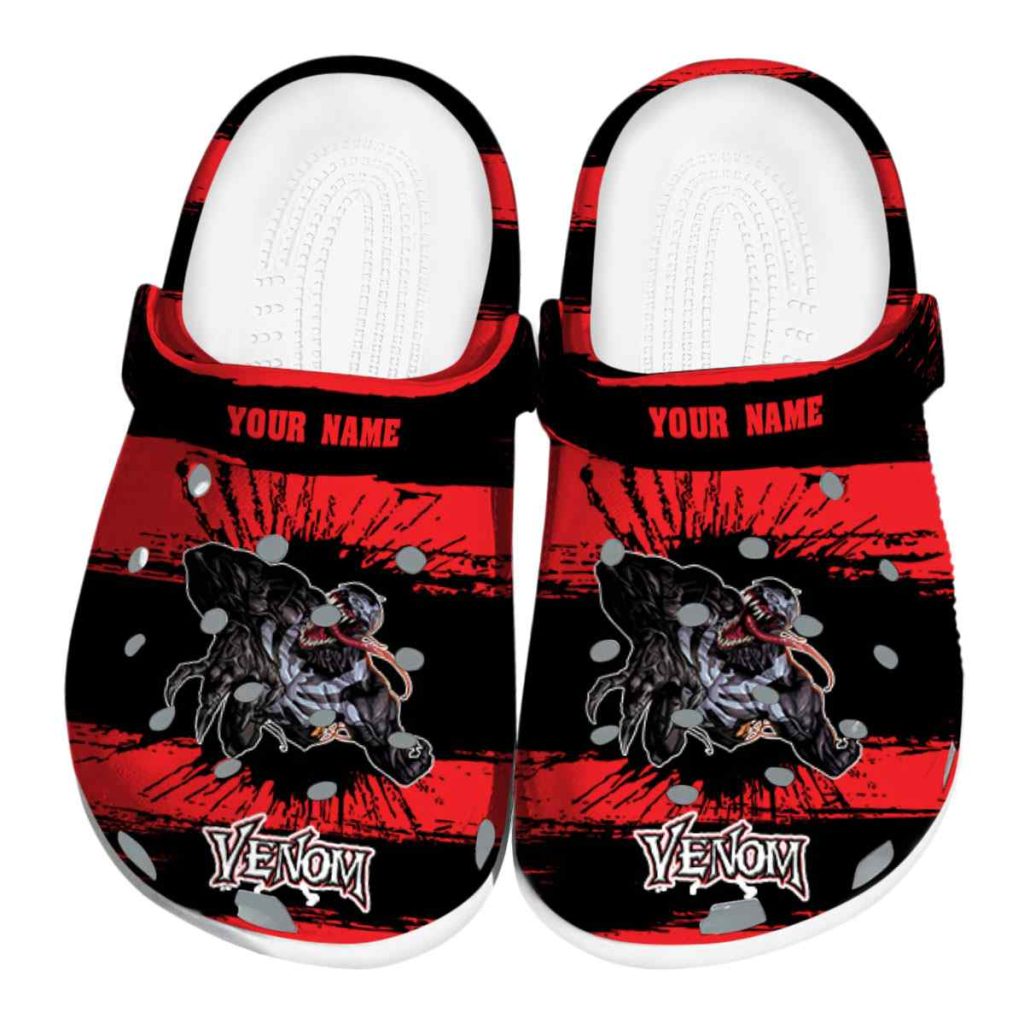Personalized Venom Paint Splatter Graphics Clog - VivaCrocs