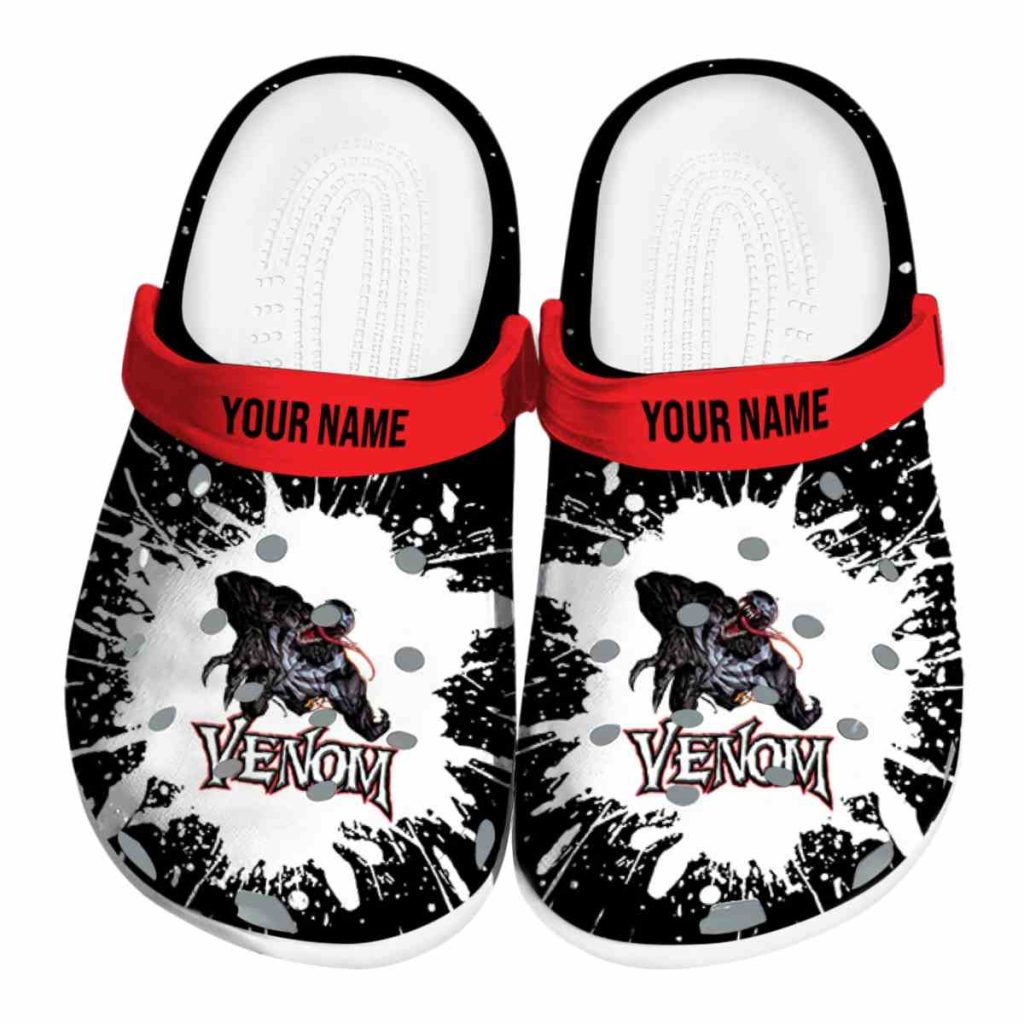 Personalized Venom Splash Art Clog - VivaCrocs