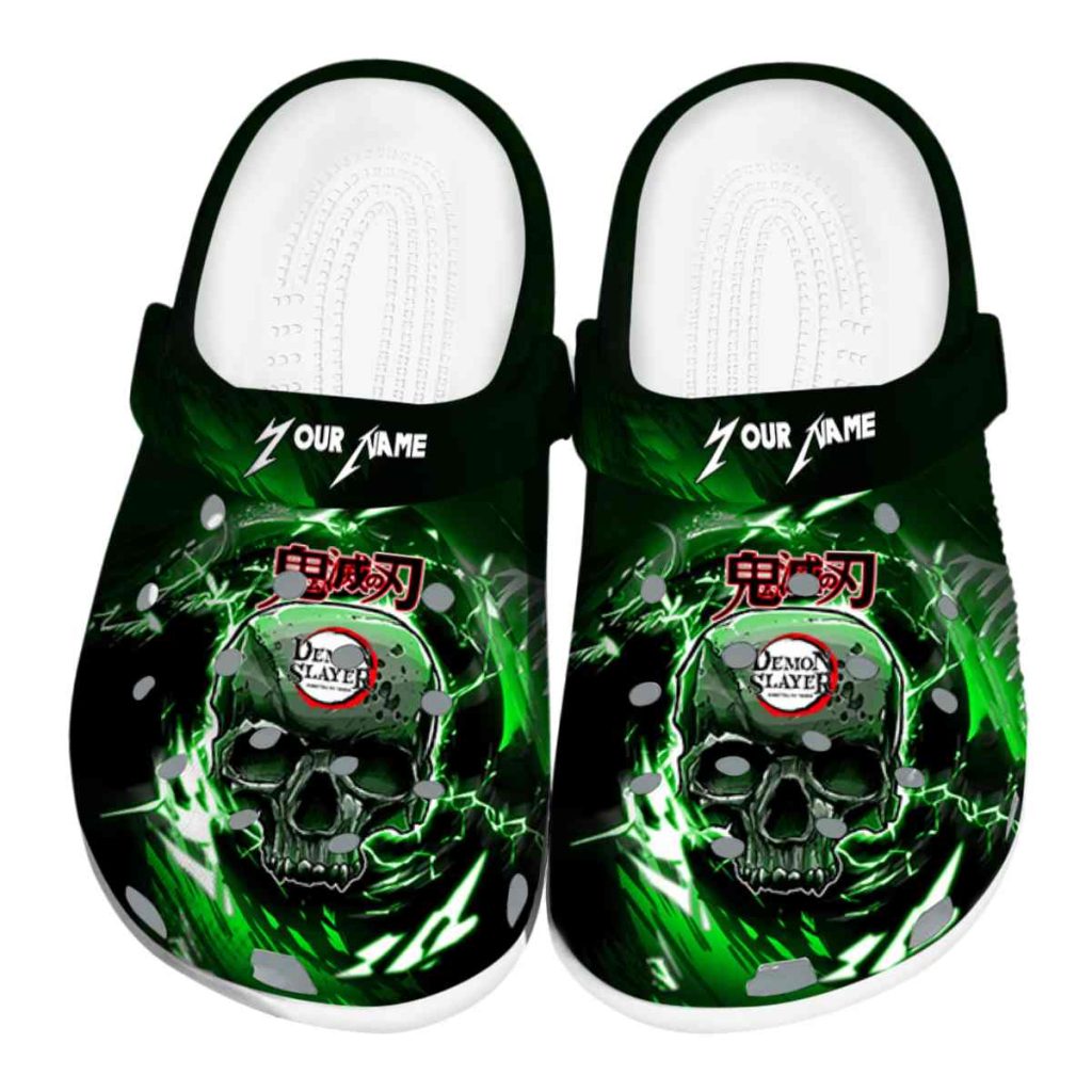Custom Demon Slayer Gothic Skull Clog - VivaCrocs