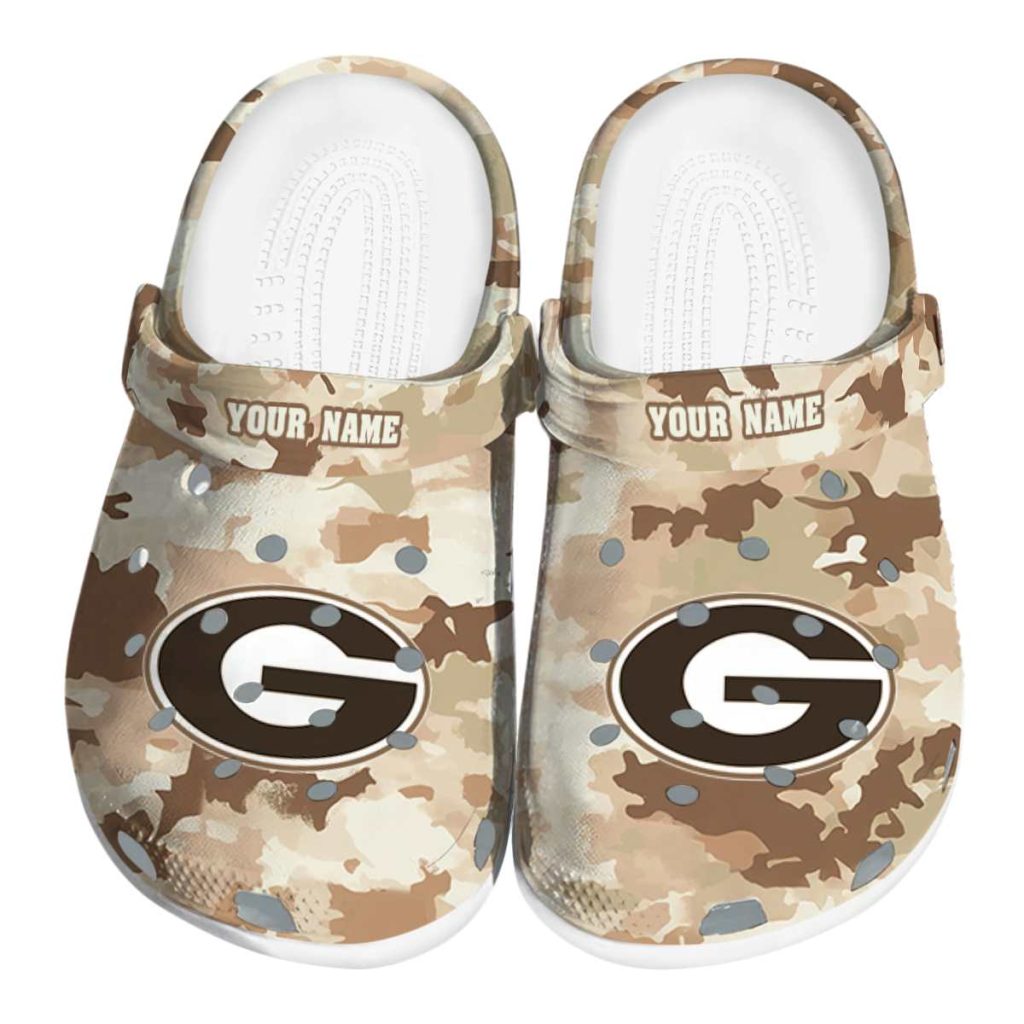Georgia Bulldogs Desert Camo Clog - VivaCrocs
