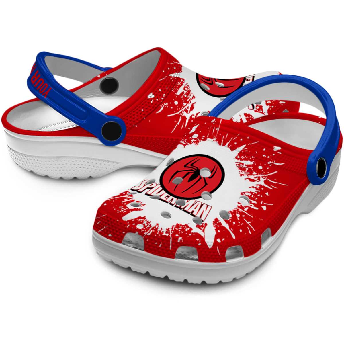 Customized Spiderman Splash Art Clog - VivaCrocs