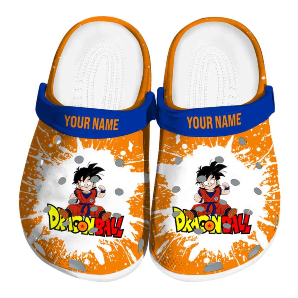 Personalized Son Gohan Dragon Ball Splash Art Clog - VivaCrocs