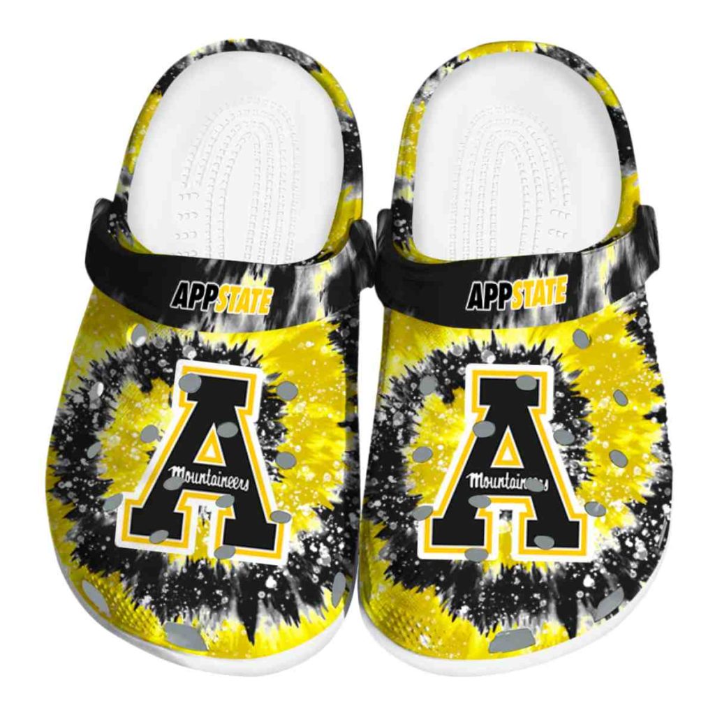 Appalachian State Mountaineers Radiant Burst Effect Clog - VivaCrocs