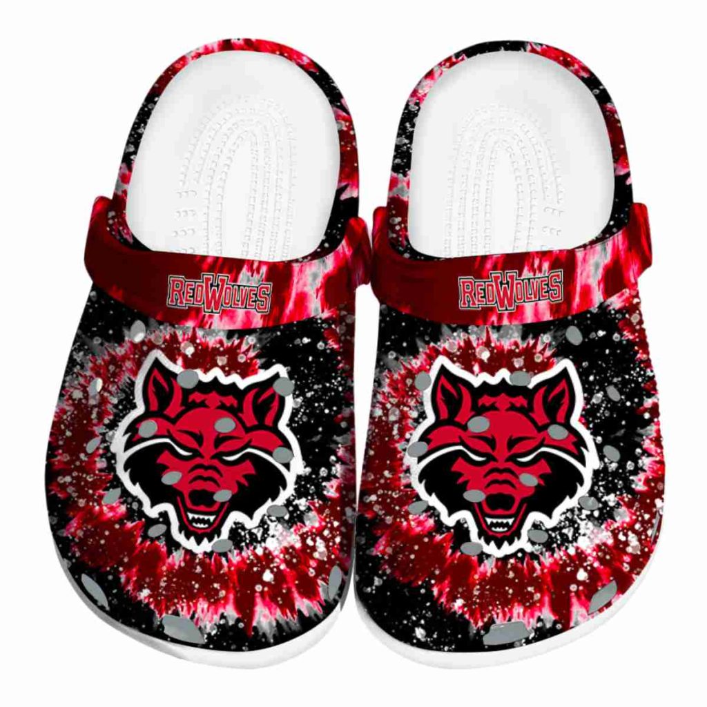 Arkansas State Red Wolves Radiant Burst Effect Clog - VivaCrocs