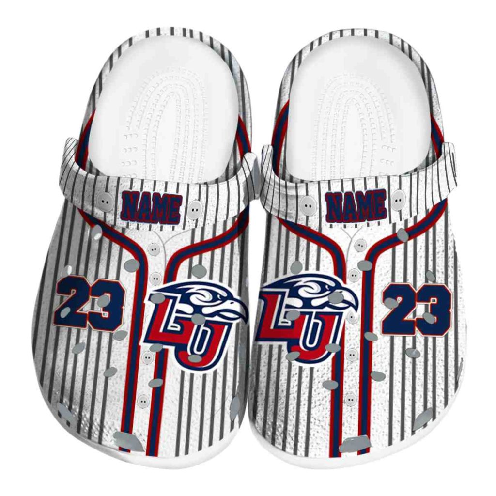 Custom Liberty Flames Pinstripe Pattern Clog - VivaCrocs