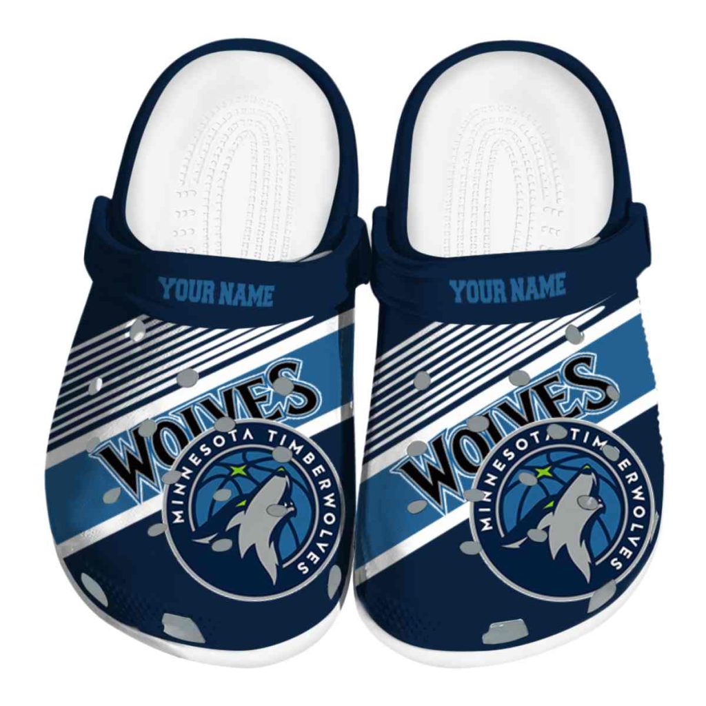 Custom Minnesota Timberwolves Vibrant Dual-Tone Clog - VivaCrocs