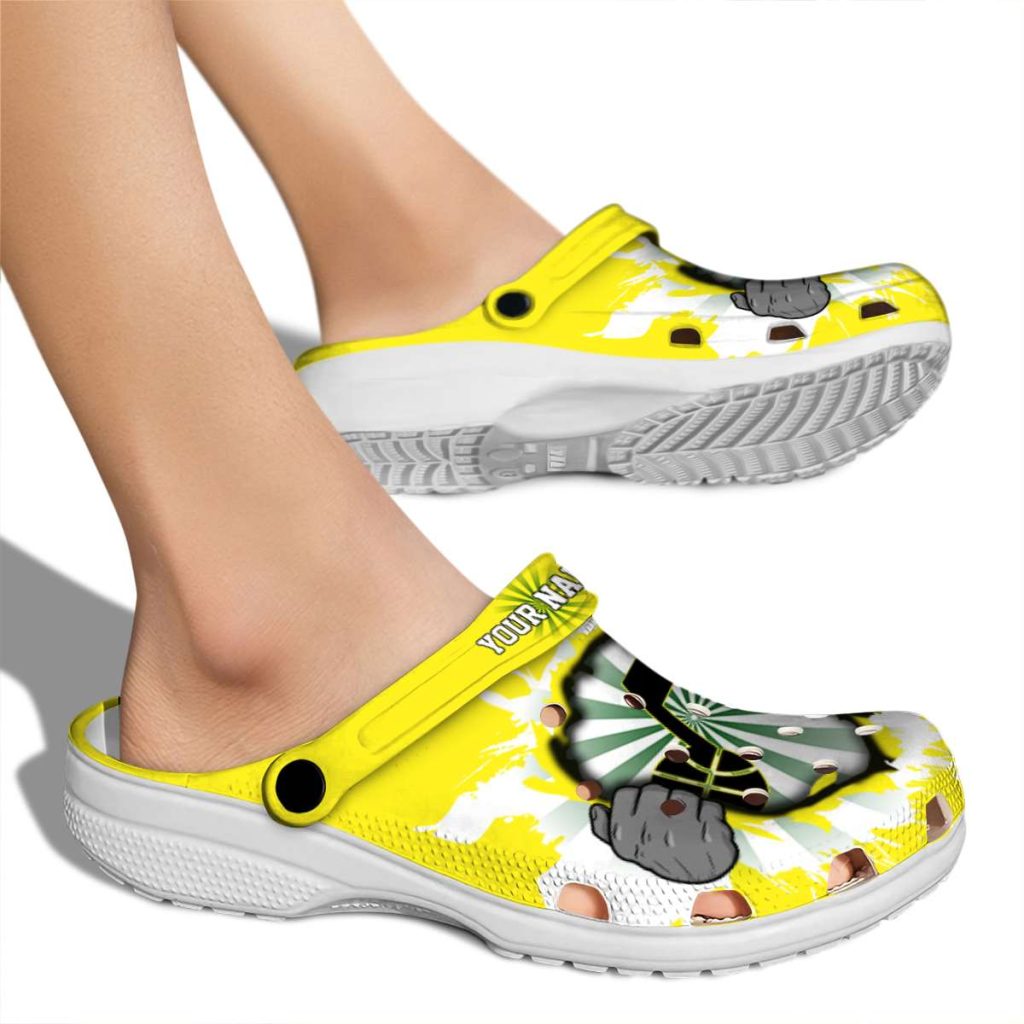 Custom Utah Jazz Gripping Hand Clog - VivaCrocs