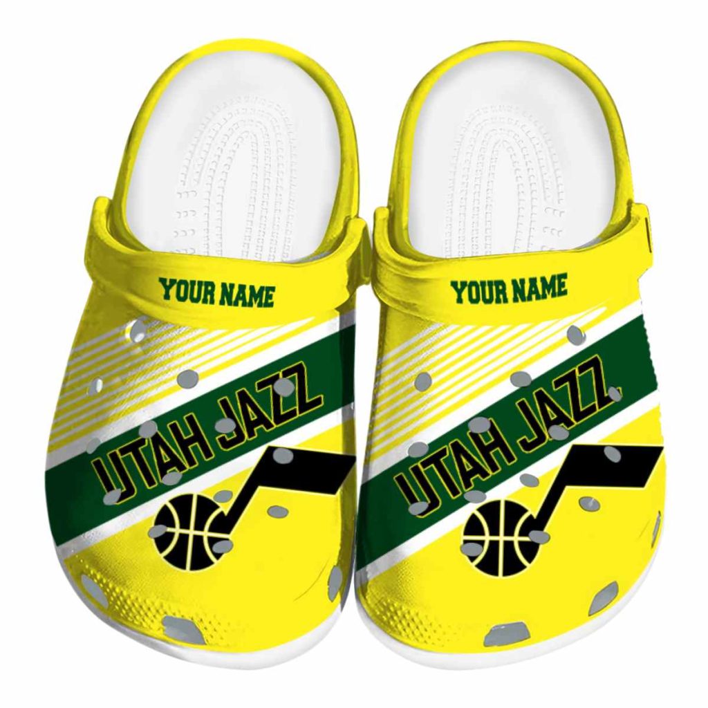 Custom Utah Jazz Vibrant Dual-Tone Clog - VivaCrocs