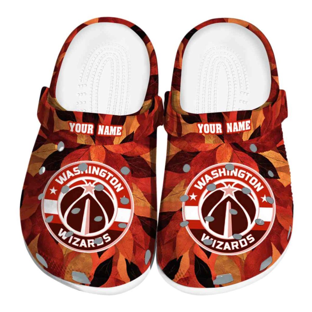 Custom Washington Wizards Autumn Leaves Clog - VivaCrocs
