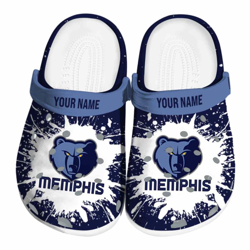 Customized Memphis Grizzlies Splash Art Clog - VivaCrocs