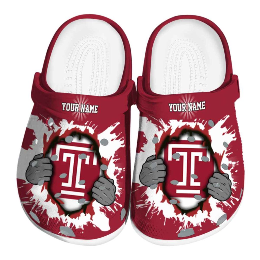 Customized Temple Owls Gripping Hand Clog - VivaCrocs
