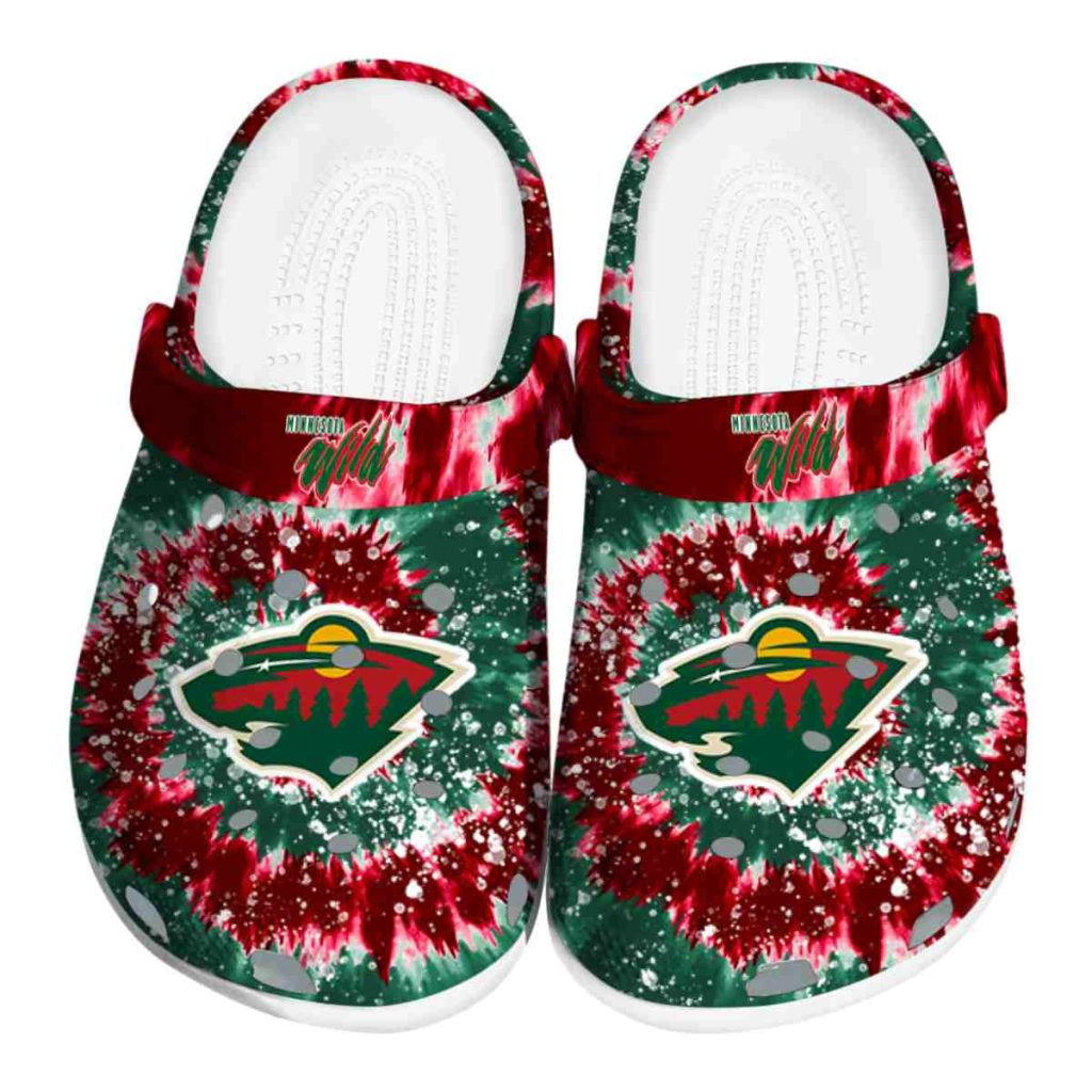 Minnesota Wild Radiant Burst Effect Clog - VivaCrocs