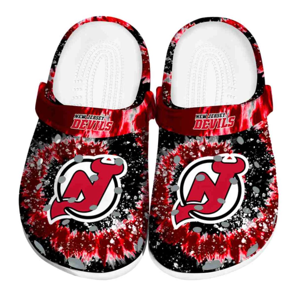 New Jersey Devils Radiant Burst Effect Clog - VivaCrocs