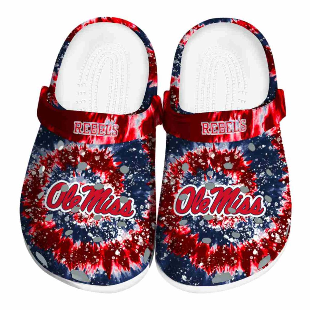 Ole Miss Rebels Radiant Burst Effect Clog - VivaCrocs