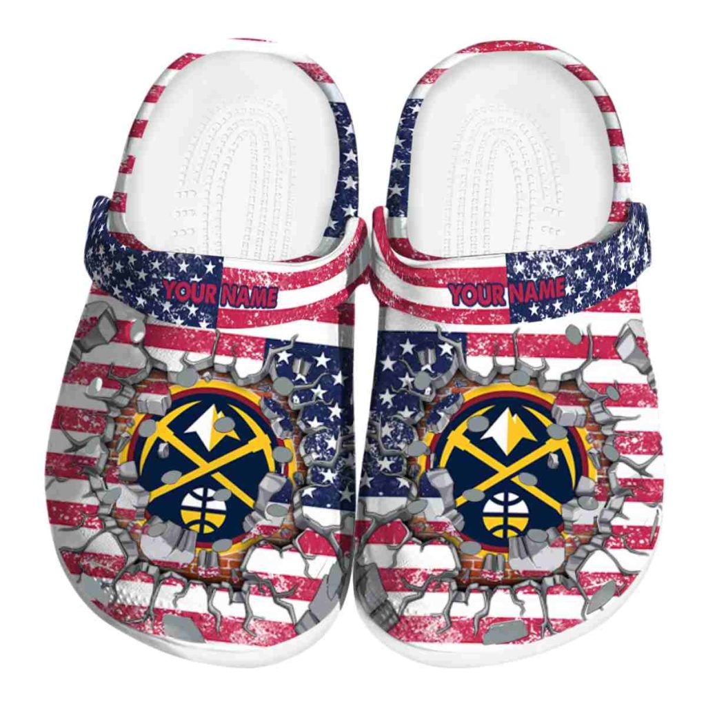 Personalized Denver Nuggets Freedom Splinter Clog - VivaCrocs