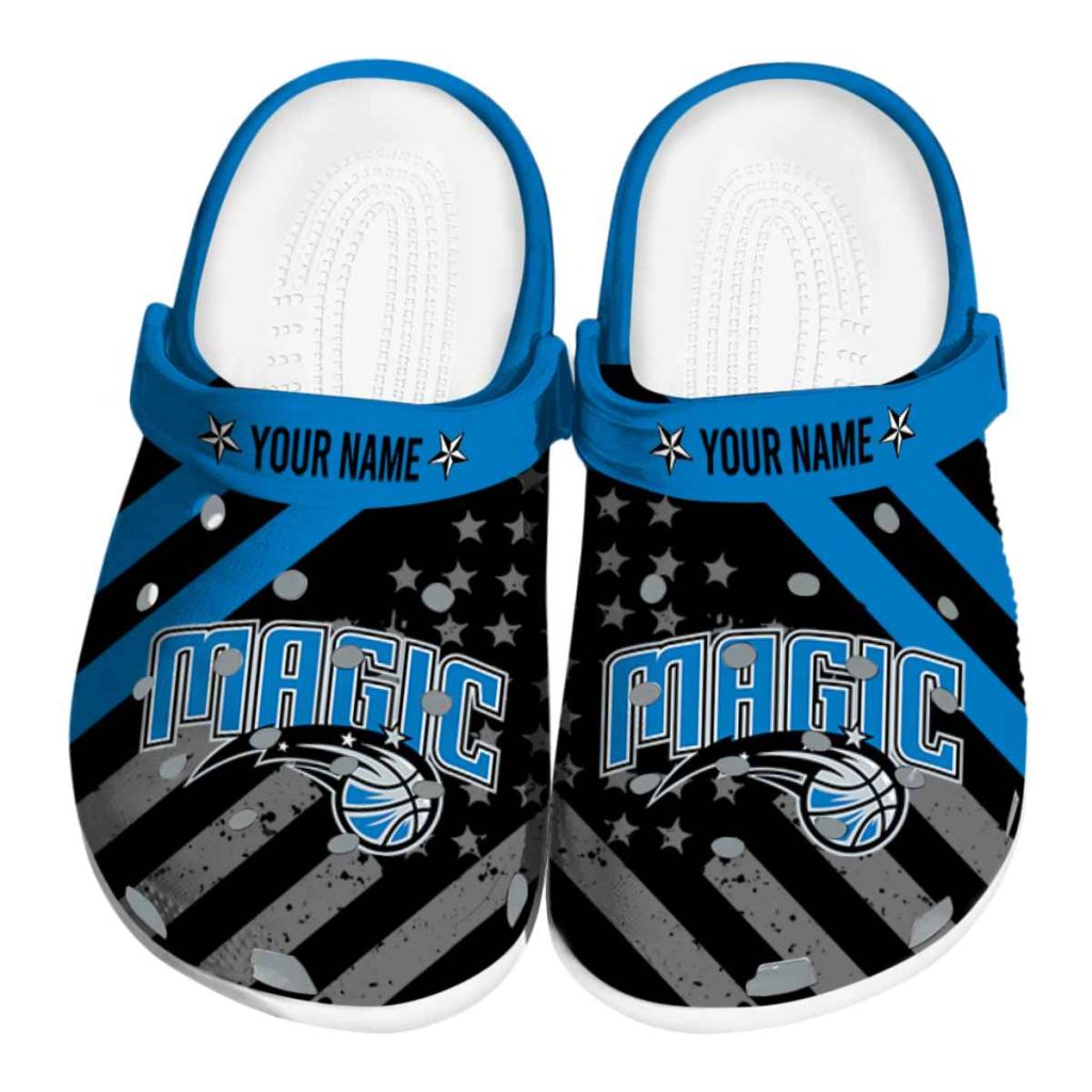Personalized Orlando Magic Star-Spangled Graphic Clog - VivaCrocs