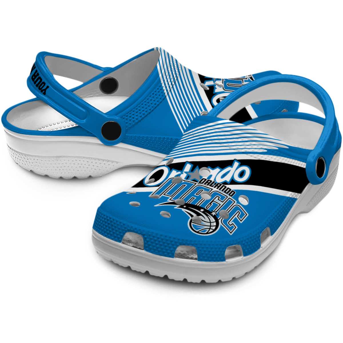 Personalized Orlando Magic Vibrant Dual-Tone Clog - VivaCrocs